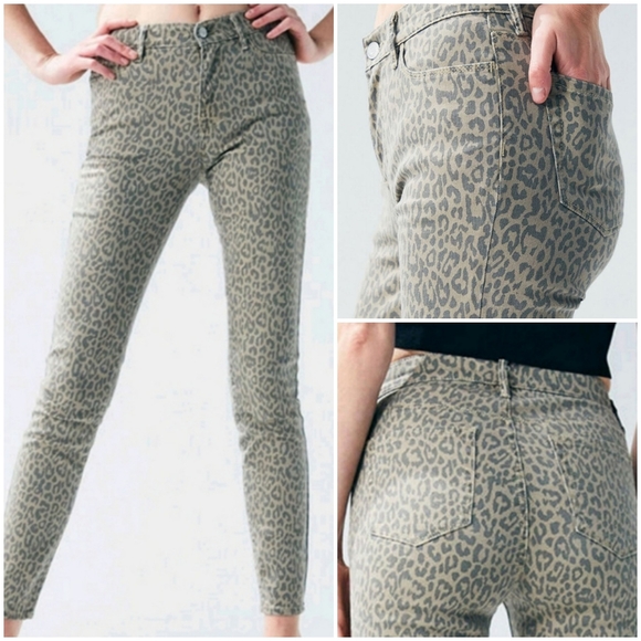 PacSun | Jeans | Pacsun Leopard Print High Waisted Jeggings | Poshmark